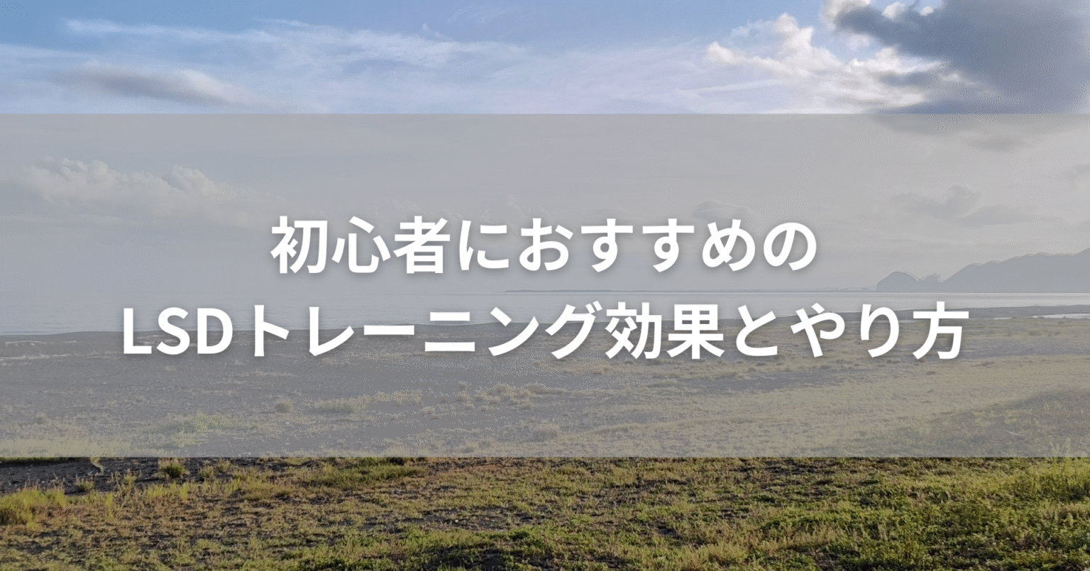 LSDとは？ゆっくり長く走るだけで速くなる！初心者におすすめのLSDトレーニング効果とやり方 | さとラン